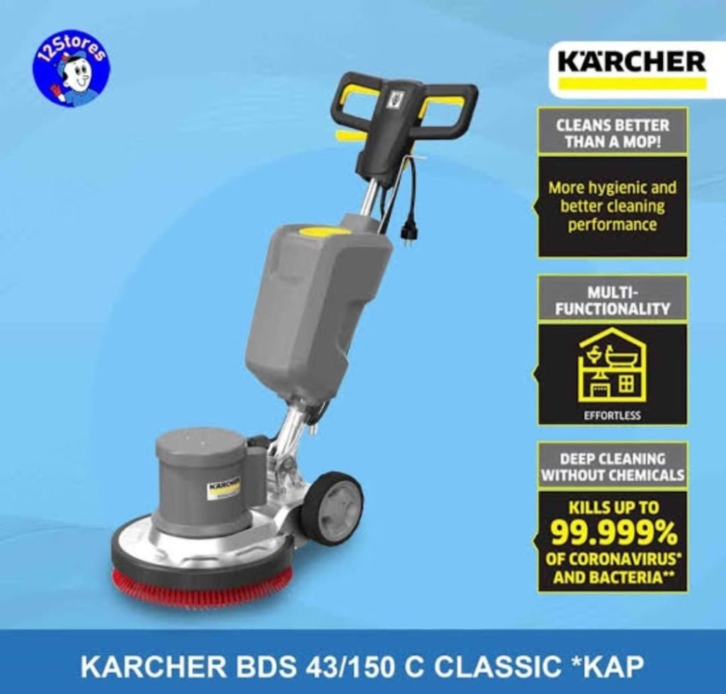 Karcher BDS 43/150 Classic Single-Brush Floor Scrubber - NeatStore.NG